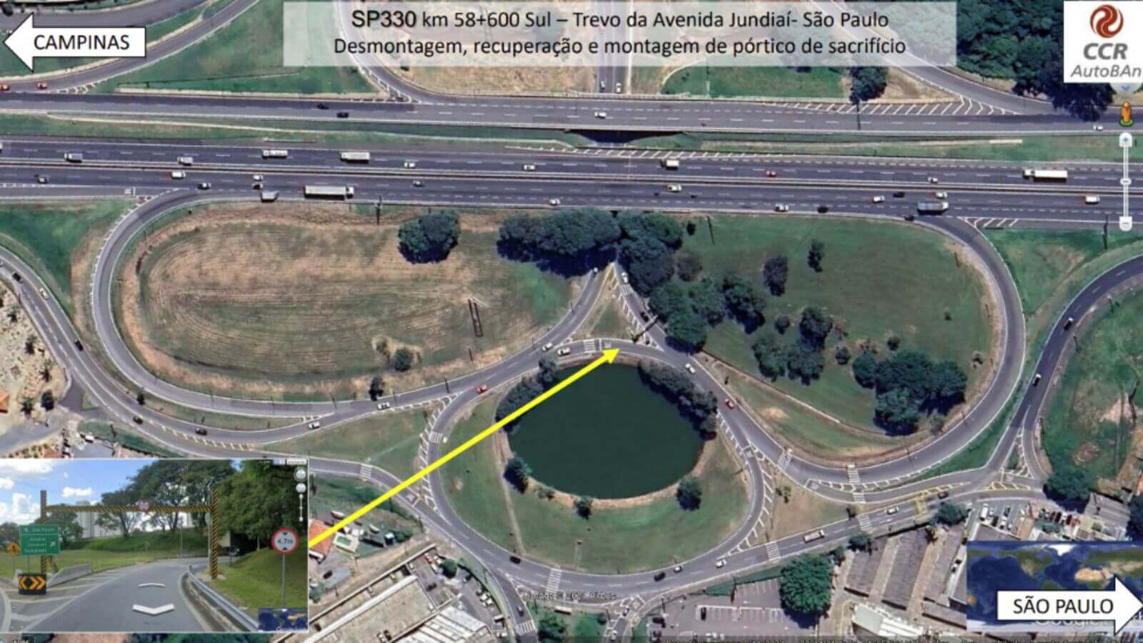 Jundiaí: CCR AutoBAn realiza obra na Rodovia Anhanguera